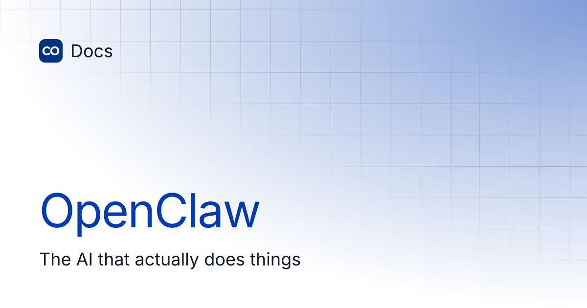 OpenClaw | Docs